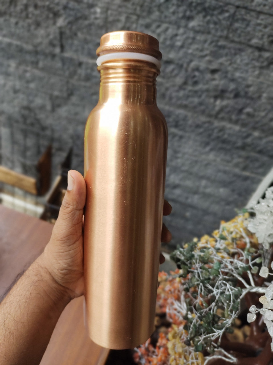 Copper Water Bottle mat - Plain - 1ltr